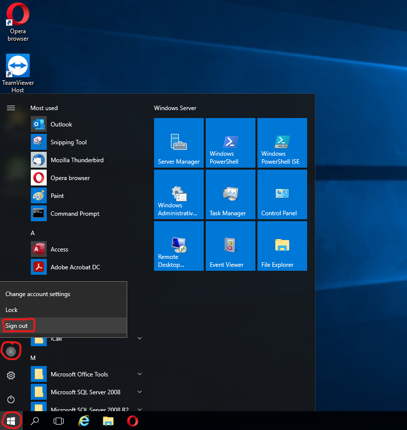 Closing a TS Server Session - WGB – Watergate Bay Hotel